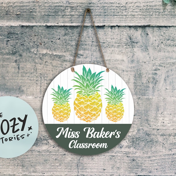 Pineapple Door Decor - Etsy