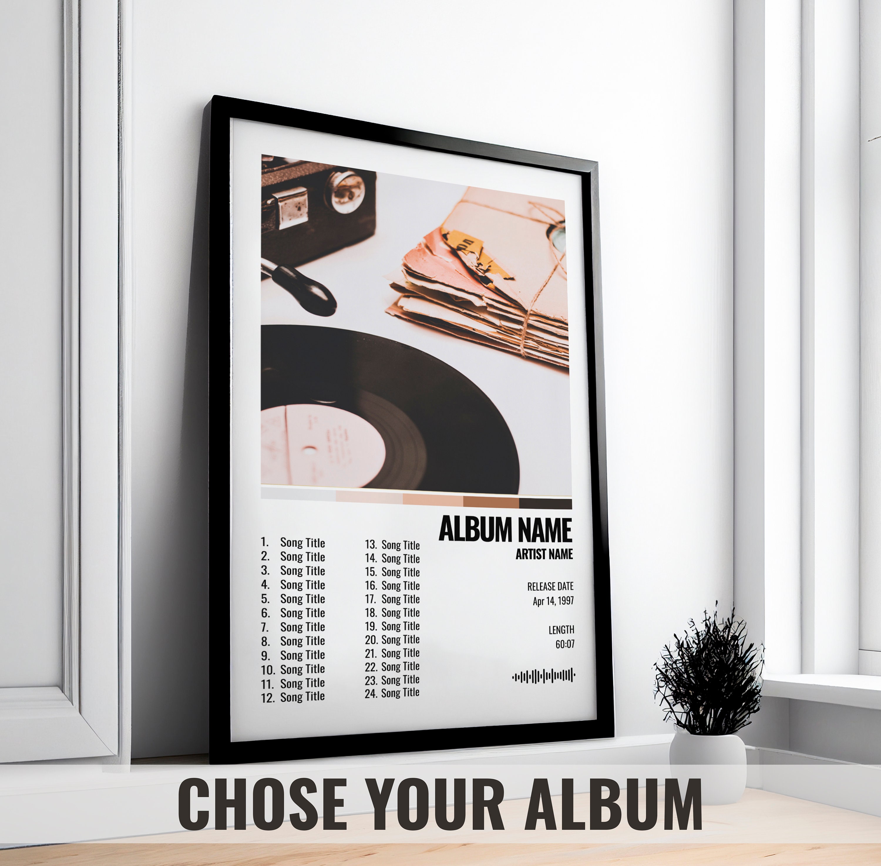 Custom Album Cover Poster Album Cover Poster or Canvas Wall Art From ...