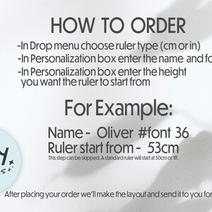 Custom Cat Themed Growth Chart | Cute Cat Growth Chart | Canvas Growth ...