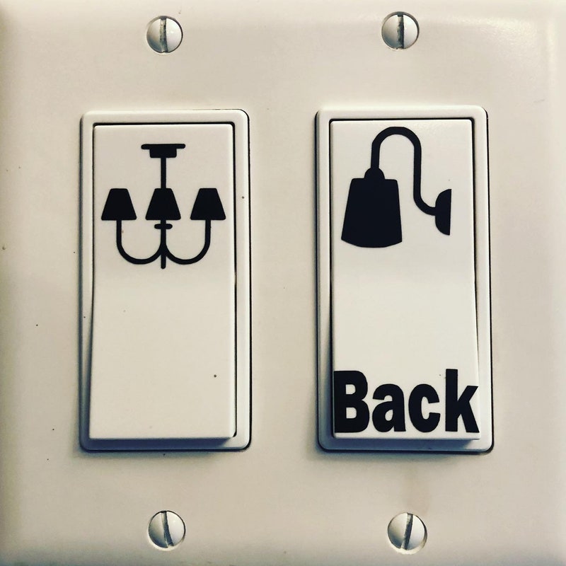 Light Switch Decal - Etsy UK