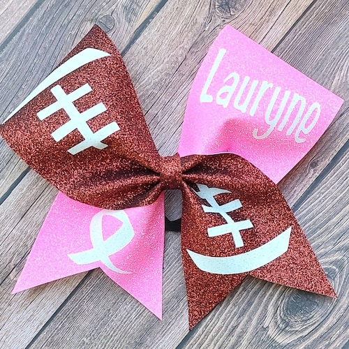 Breast Cancer Awareness Cheer Bows Team Cheer Bows - Etsy