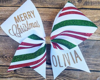 Christmas Cheer Bow | Etsy
