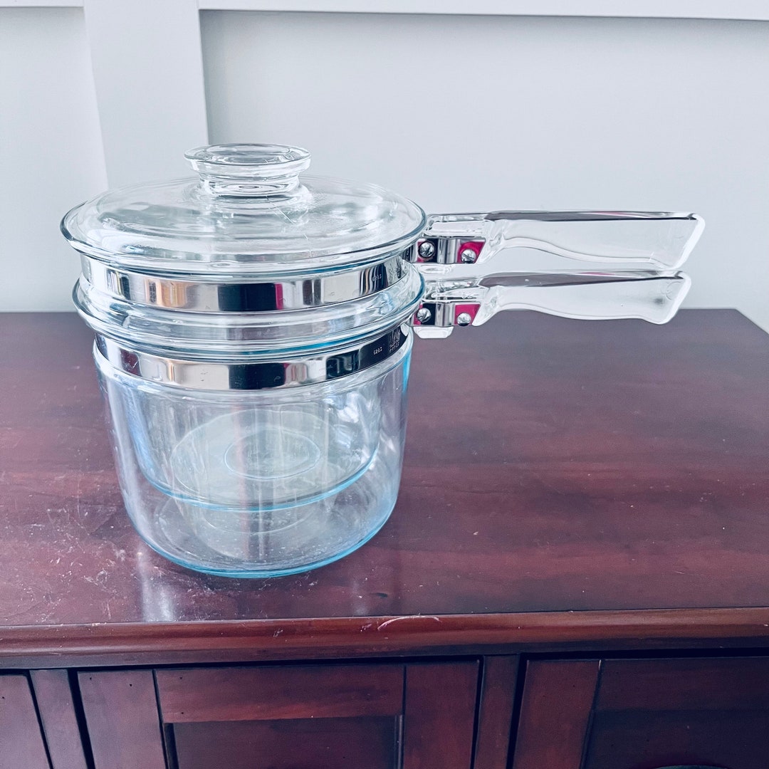 Pyrex Flameware Double Boiler - Etsy