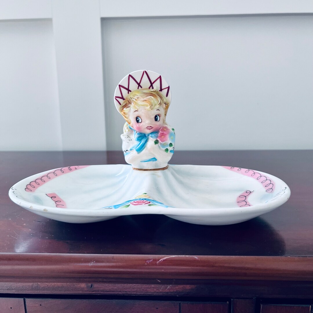 Lefton Miss Dainty Candy Dish - Etsy