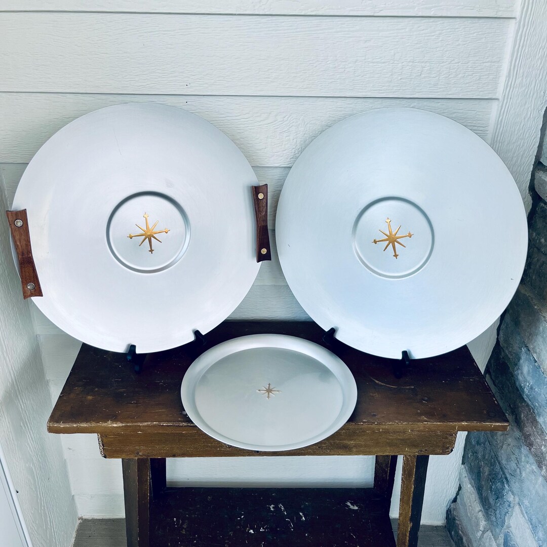 MCM Mirro Medallion Lot of 3 - Etsy