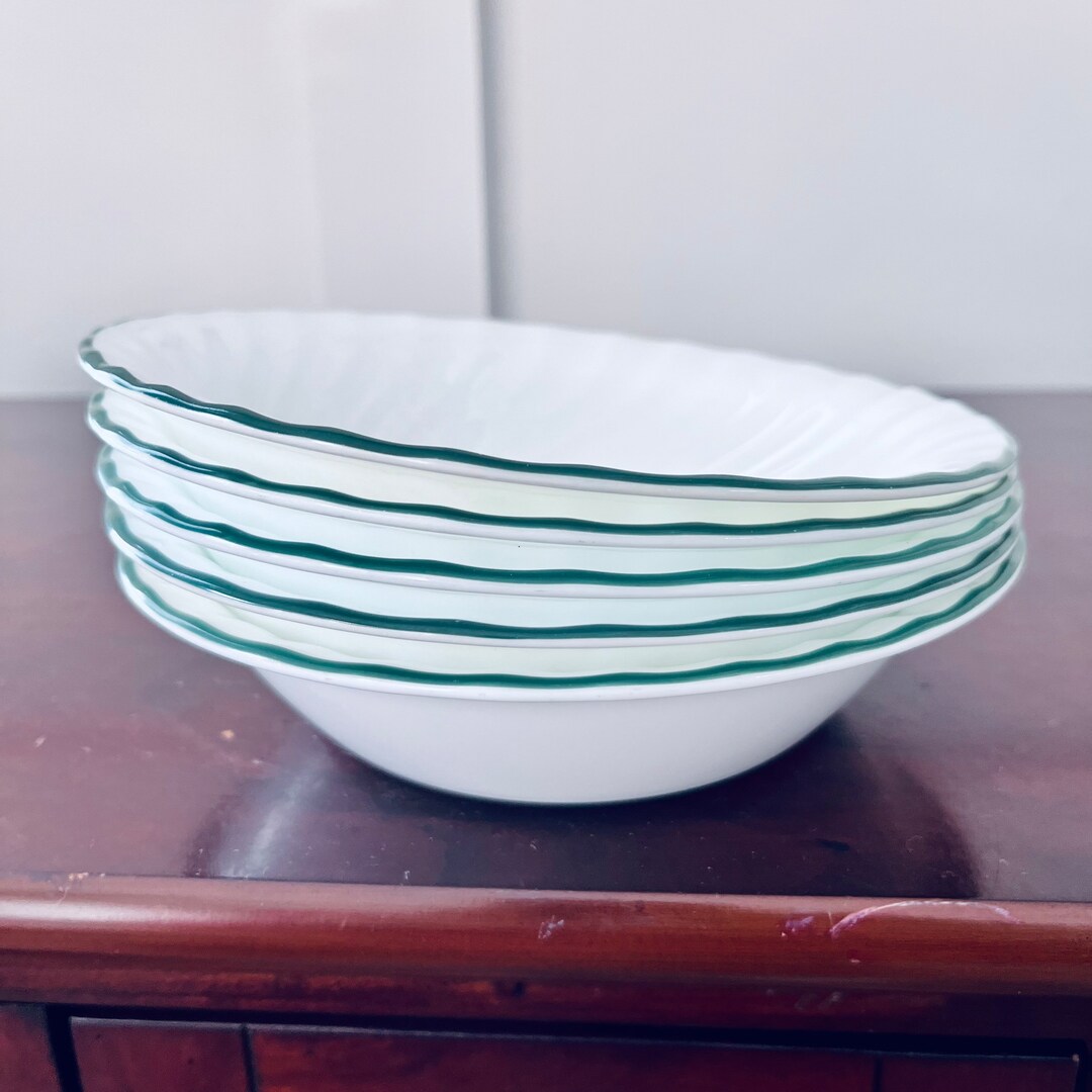 Five Corelle Callaway Green Ivy Cereal Bowls - Etsy