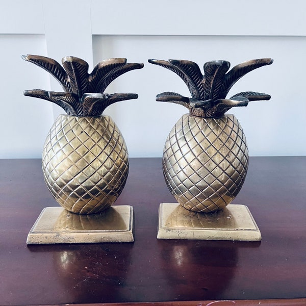 Pineapple Bookends - Etsy