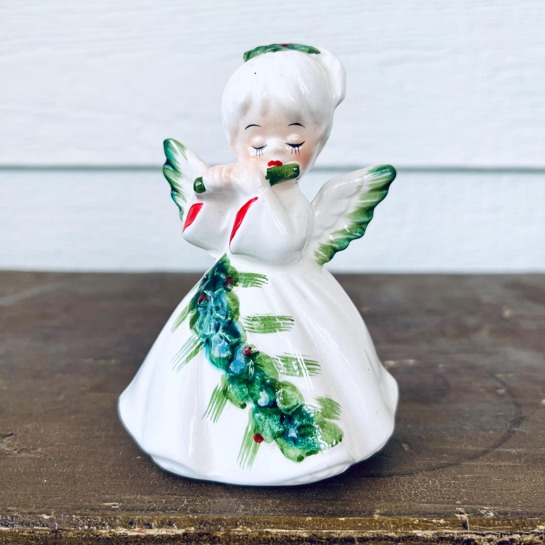 Lefton Christmas Angel Figurine - Etsy