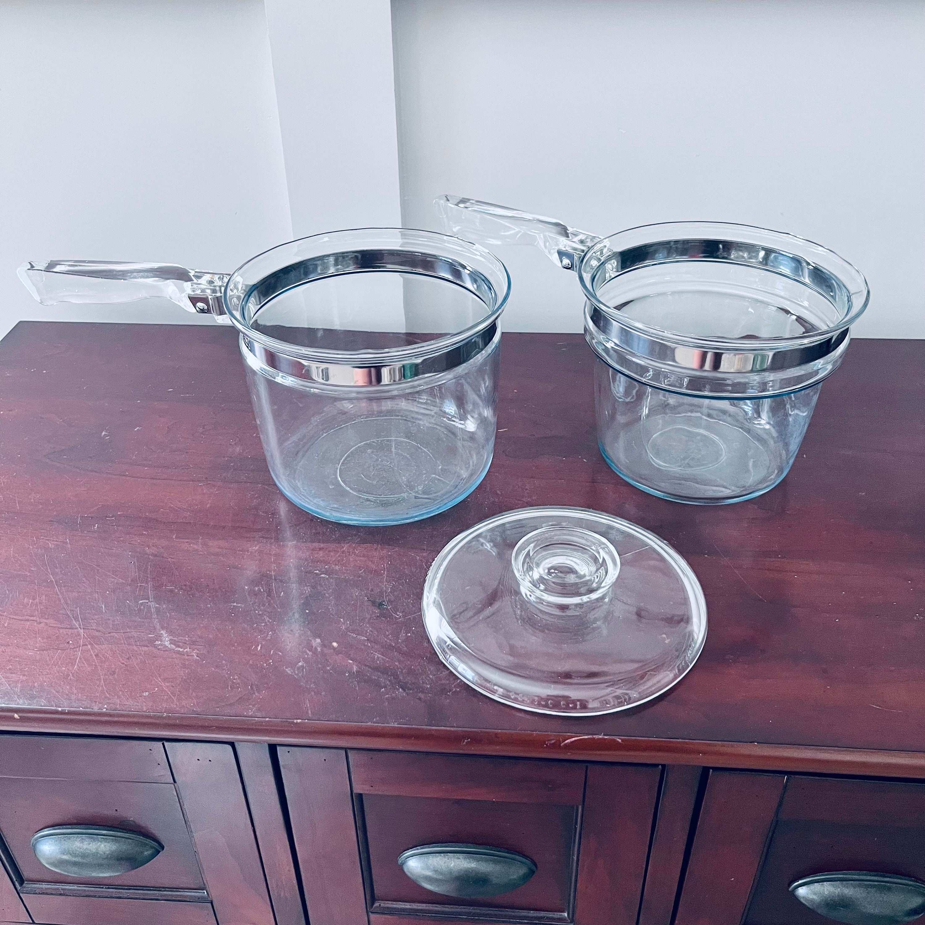 Pyrex Flameware Double Boiler - Etsy