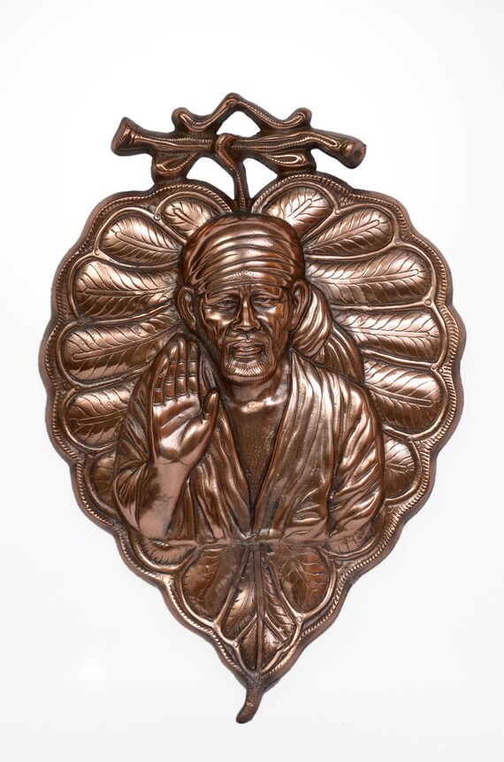 20 Big Blessing Shirdi Sai Baba Copper Plated Statue - Etsy