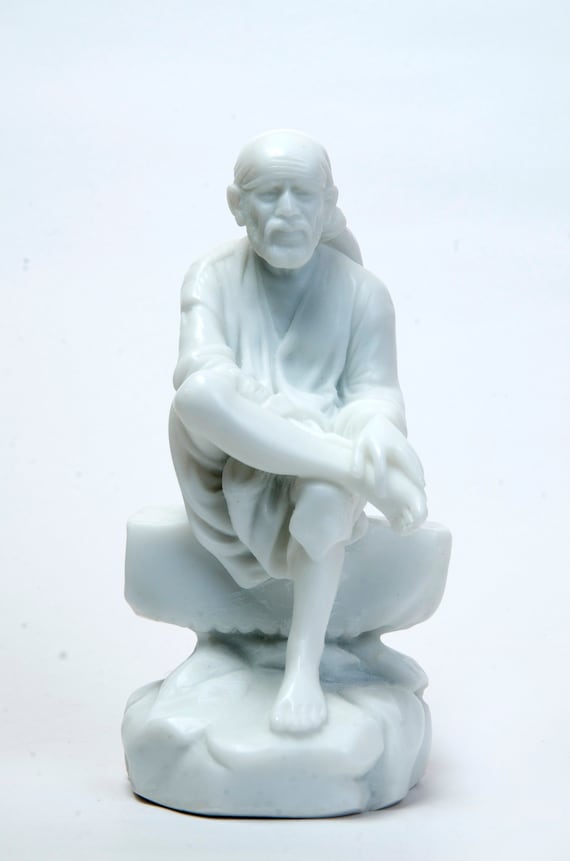 Small Shri Shirdi Sai Baba Statue Deity Idol Figurine Handmade - Etsy India