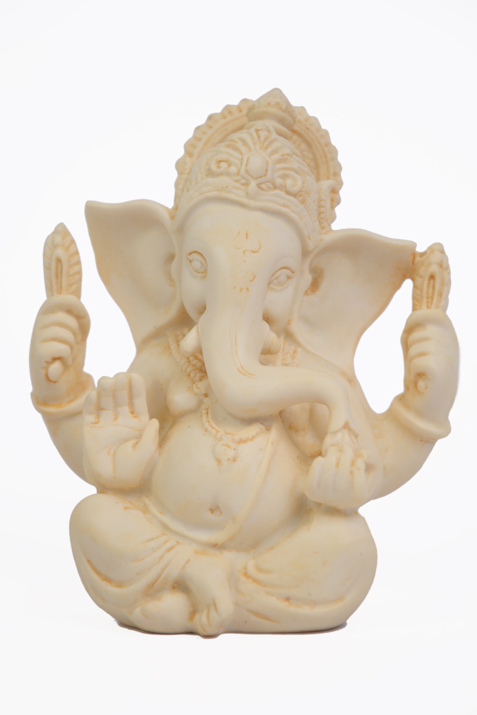 5" Small Ganesh Ganesha Statue Idol Sculpture Figurine Handmade of ...