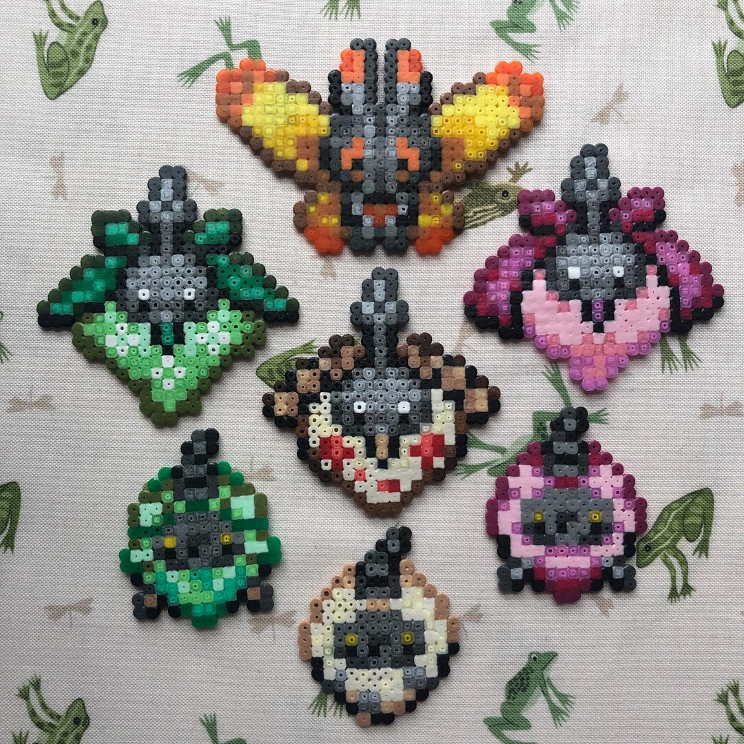 Pokemon Perler - Burmy Line - Etsy UK