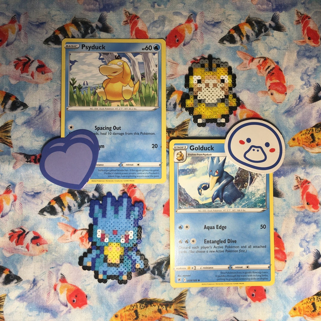 Pokemon Perler - Psyduck Line - Etsy