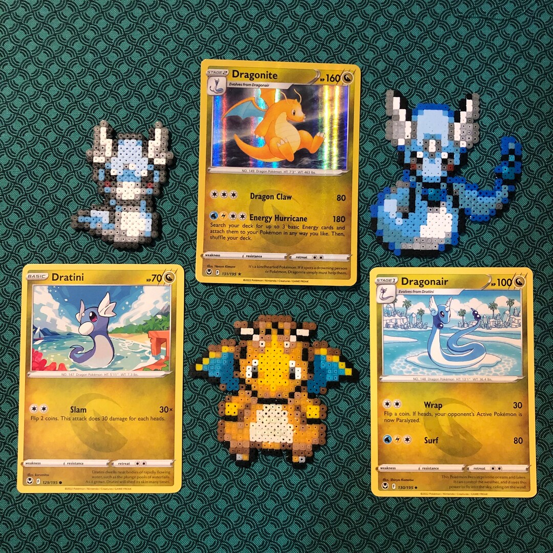 Pokemon Perler - Dratini Line - Etsy