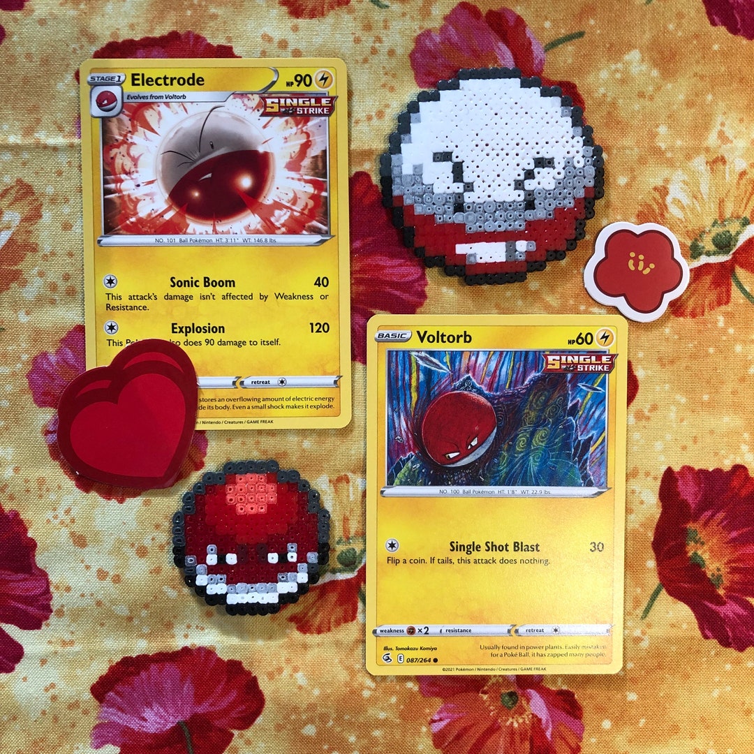 Pokemon Perler Voltorb Line - Etsy