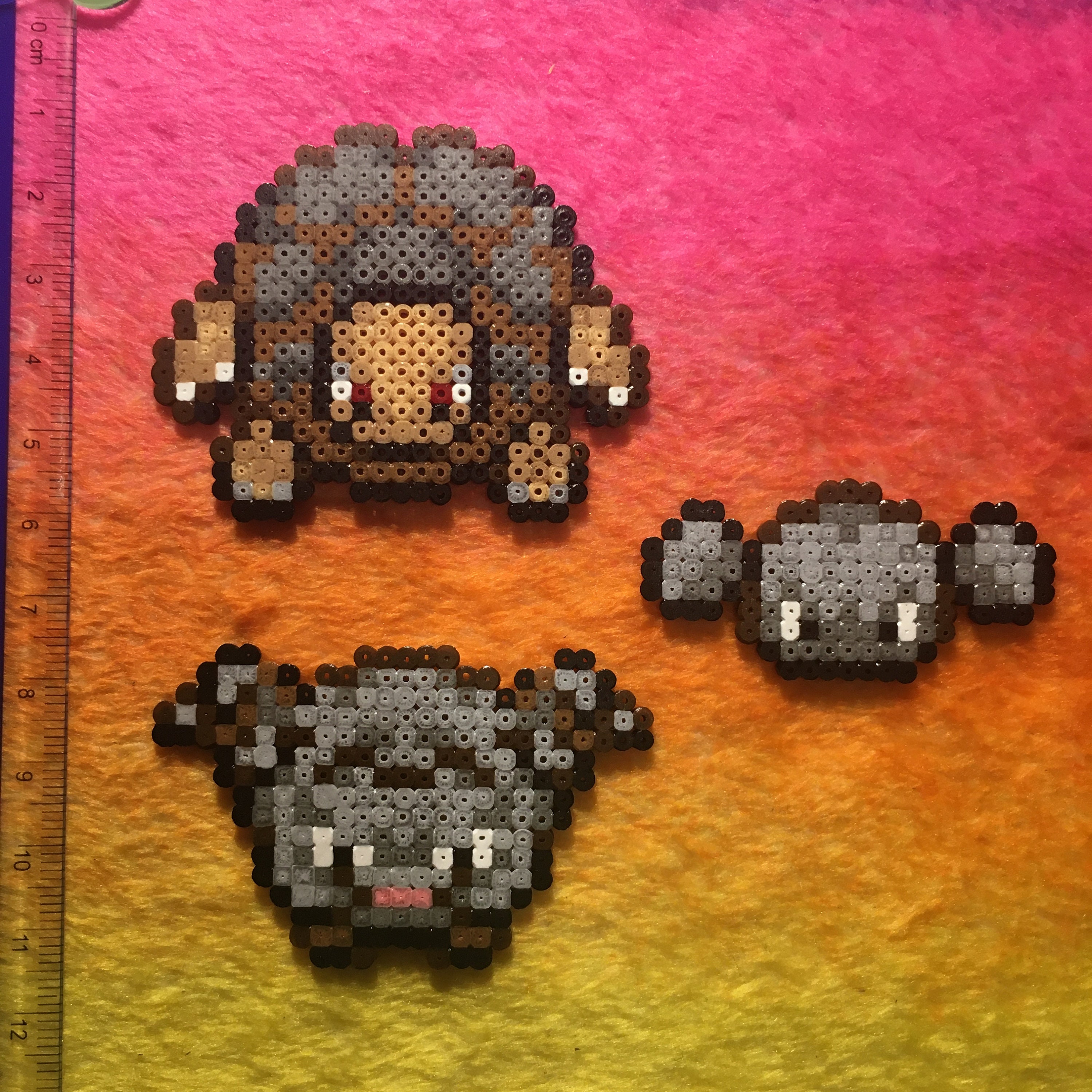 Pokemon Perler Geodude Line - Etsy