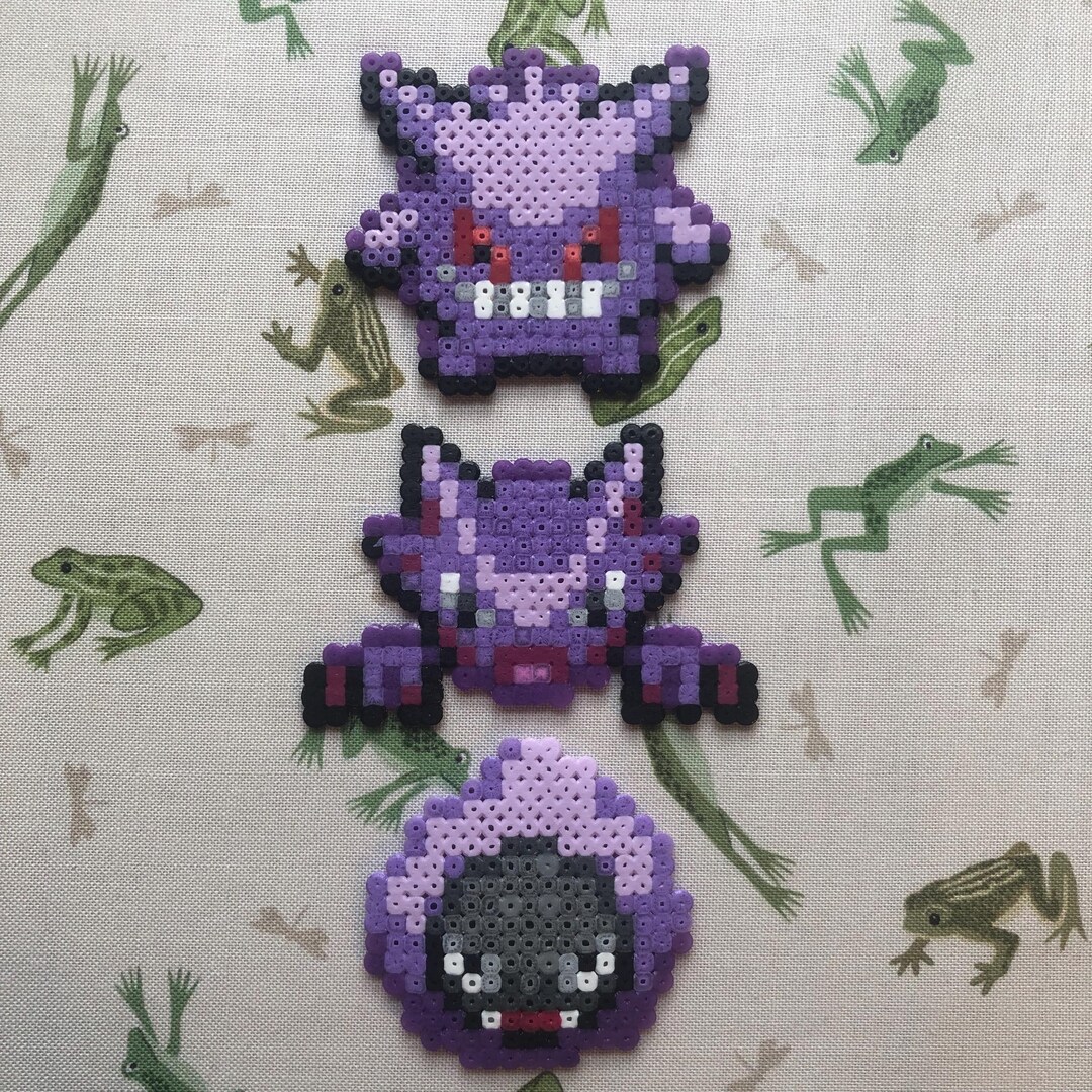 Pokemon Perler - Gastly Line - Etsy