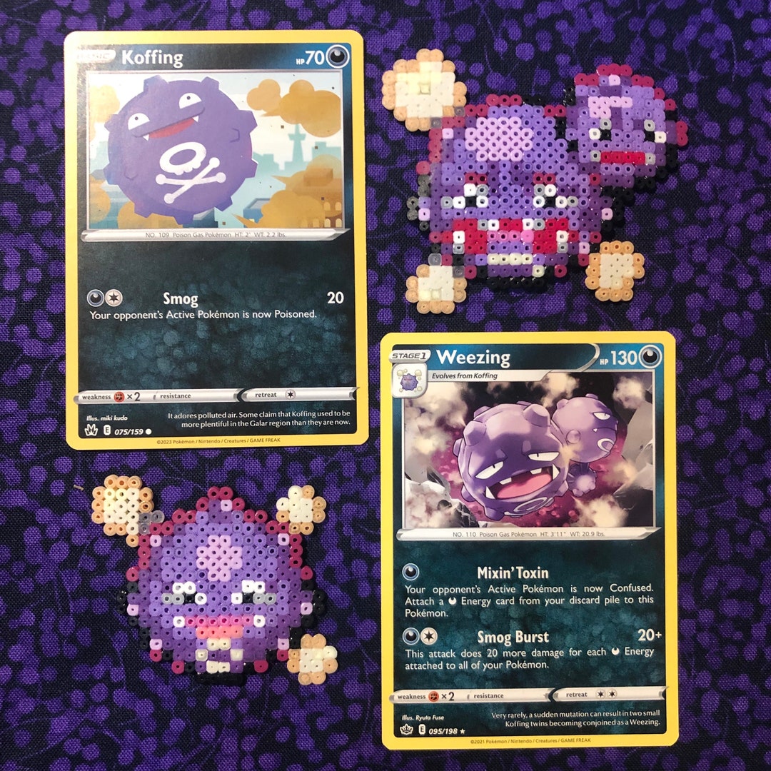 Pokemon Perler Koffing Line - Etsy