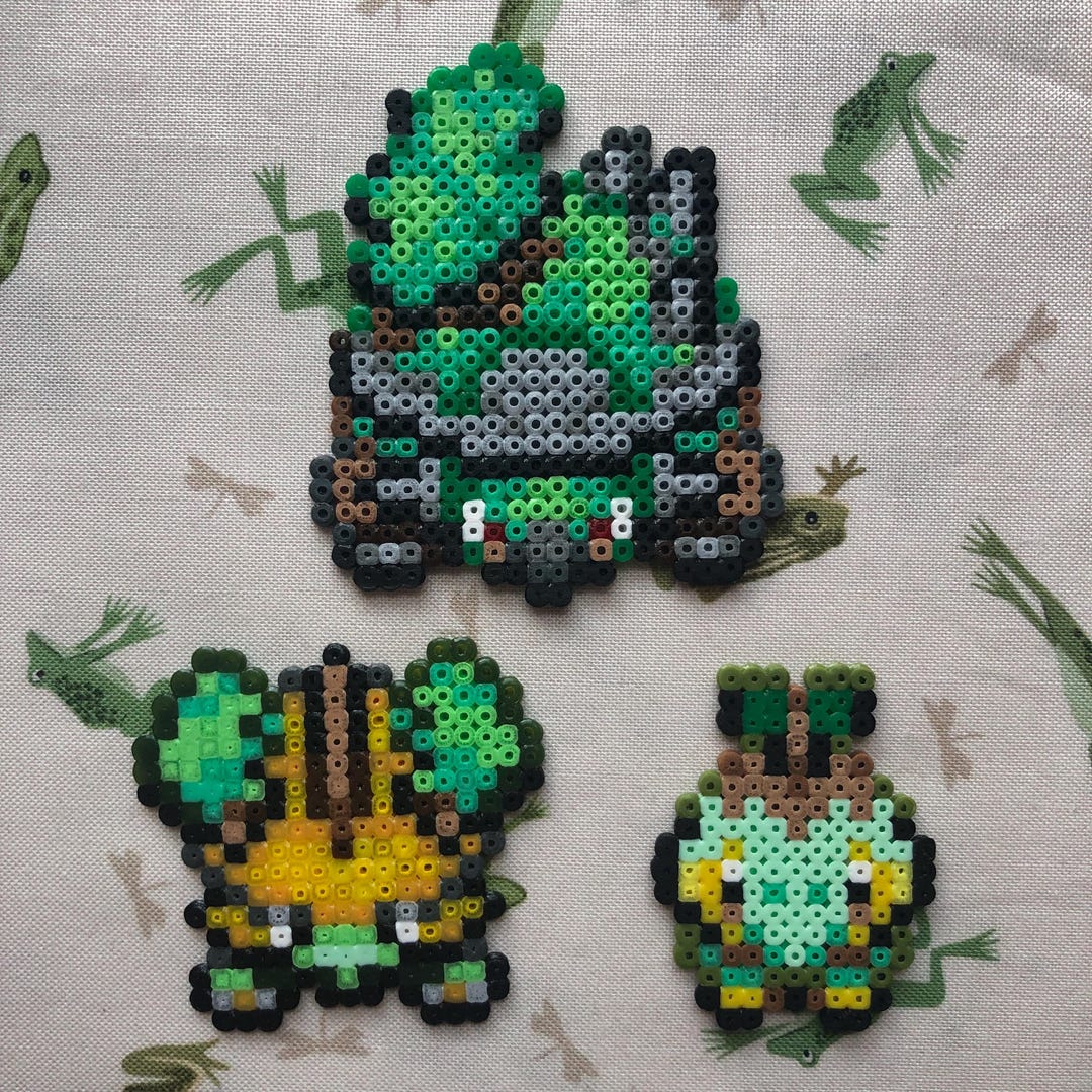 Pokemon Perler - Turtwig Line - Etsy UK