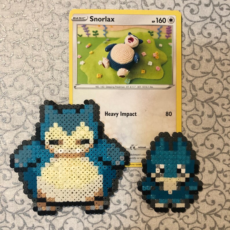 Pokemon Perler - Snorlax Line - Etsy