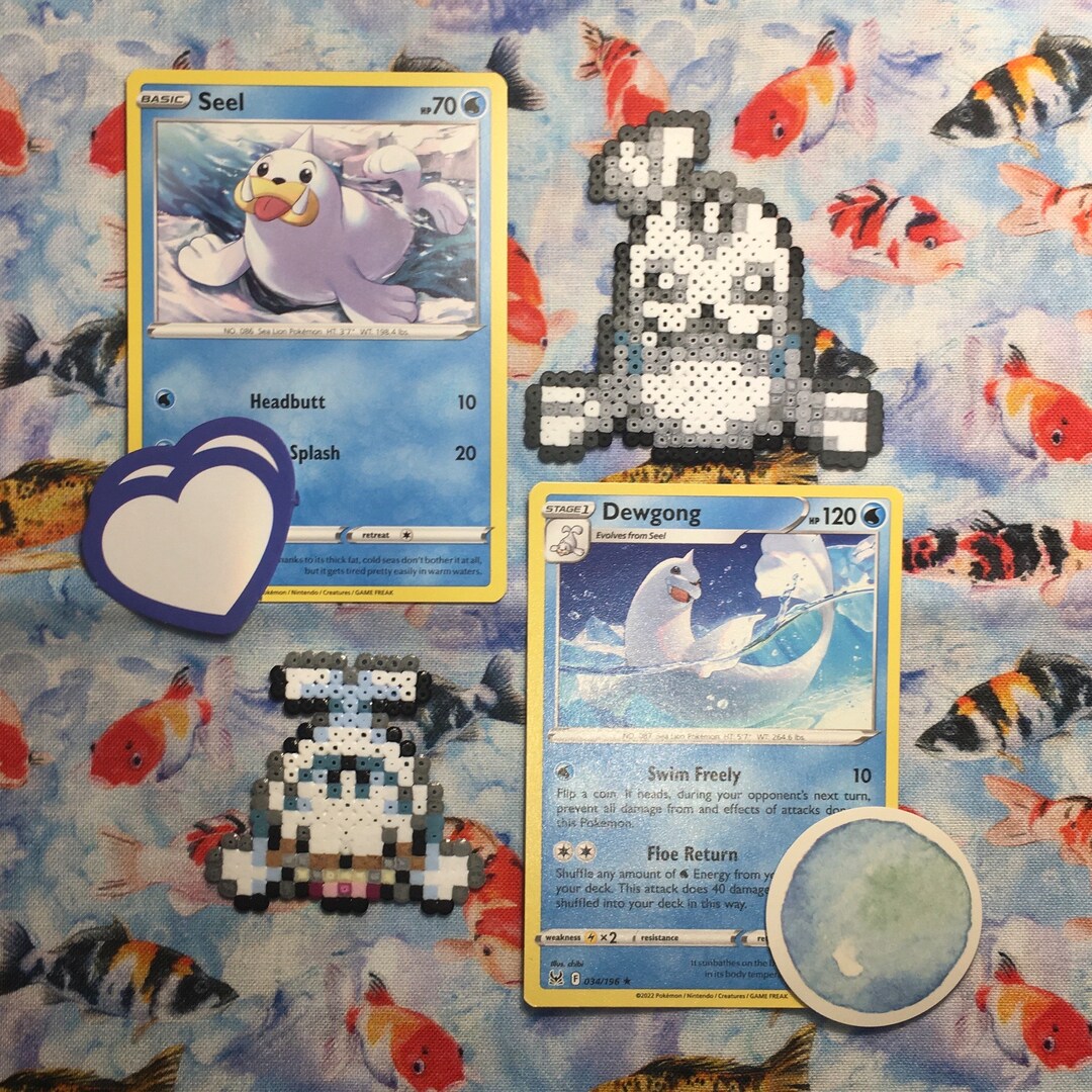 Pokemon Perler Seel Line - Etsy