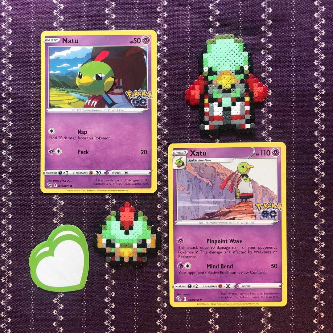 Pokemon Perler Natu Line - Etsy