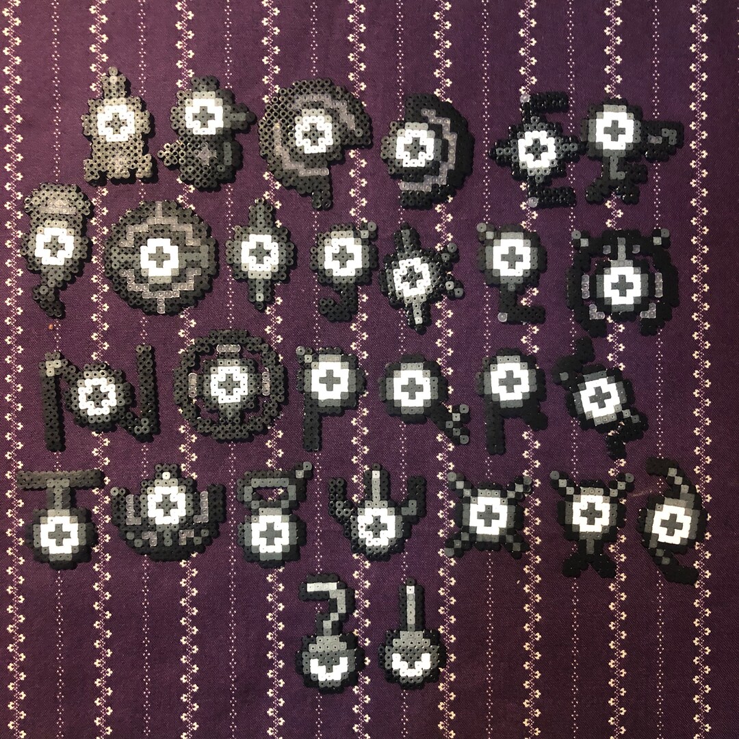 Pokemon Perler Unown - Etsy