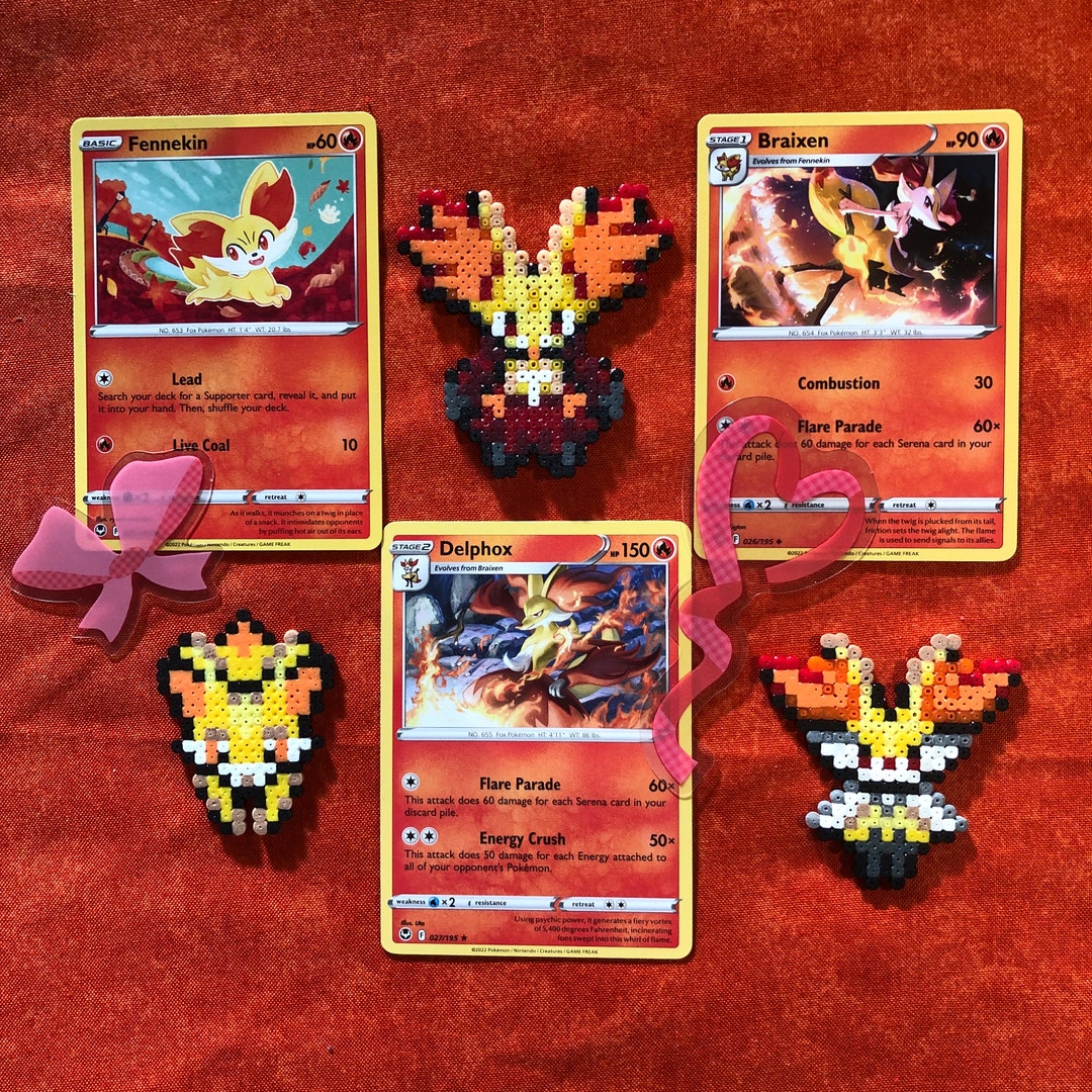 Pokemon Perler Fennekin Line - Etsy