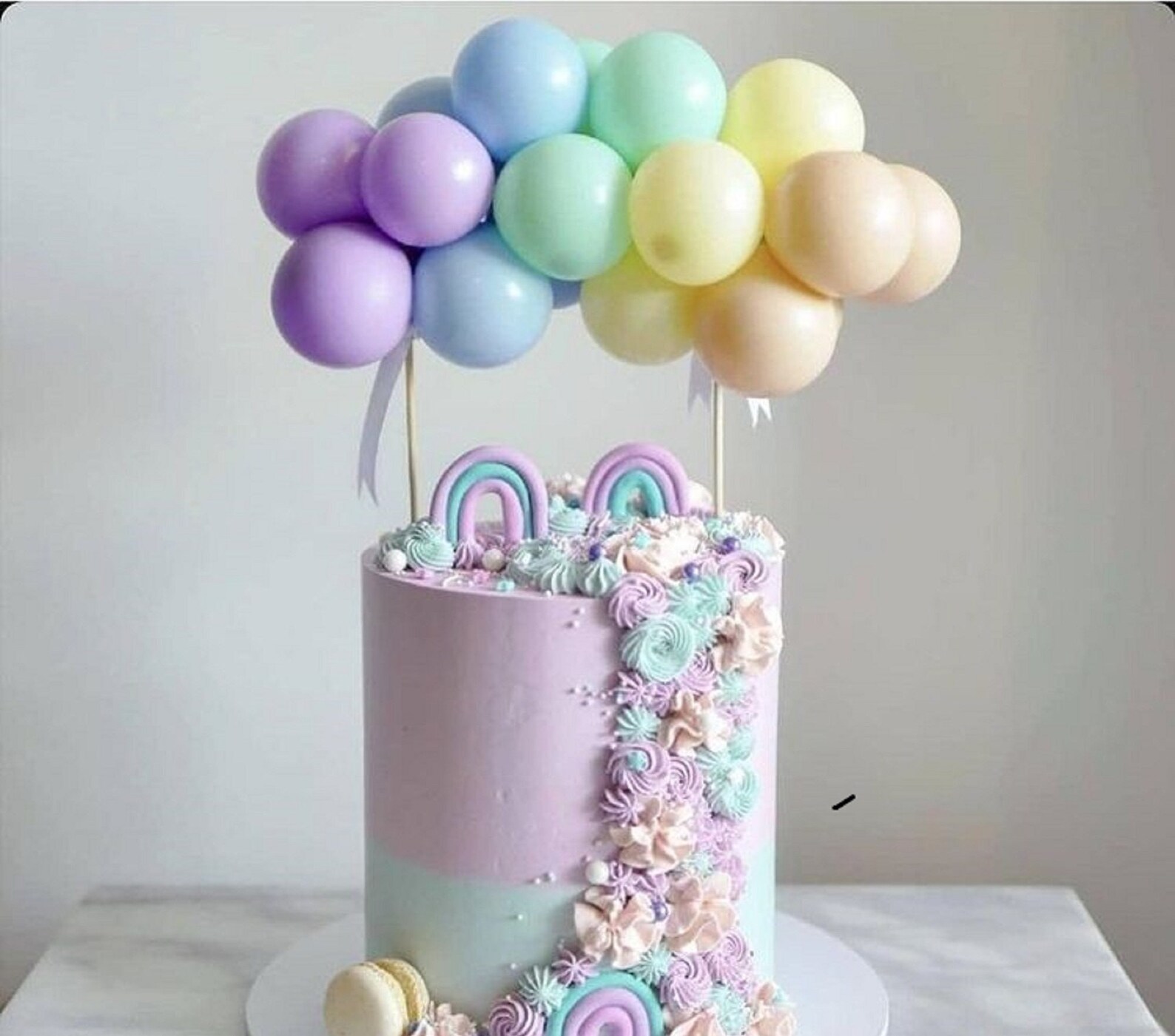 DIY Confetti Balloon Cake Topper Birthday Confetti Party - Etsy