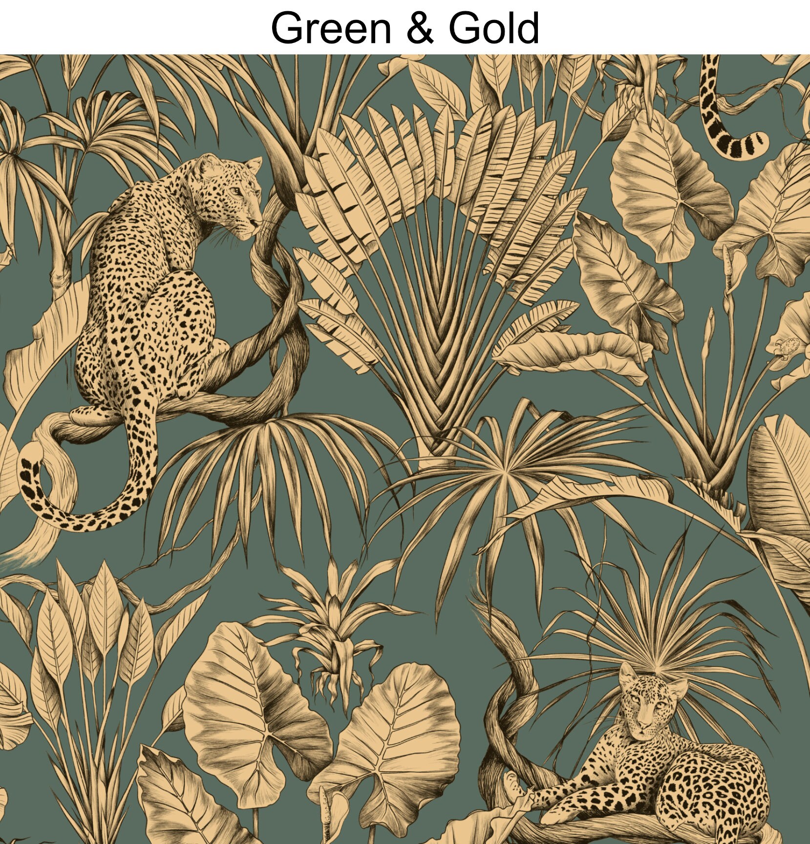 Sumatra Tropical Jungle Wallpaper, Peel & Stick Wallpaper and ...