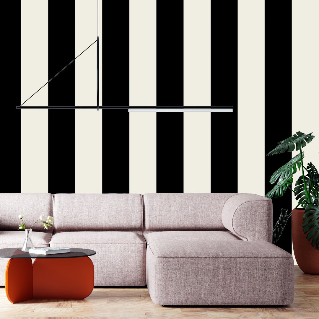 Buy Custom Colour Stripe Wallpaper, Personalised Wallpaper ...