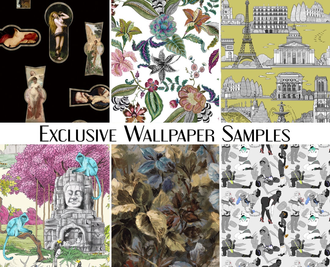Exclusive Wallpaper Samples Removable Wallpaper Sample Peel & Stick and ...