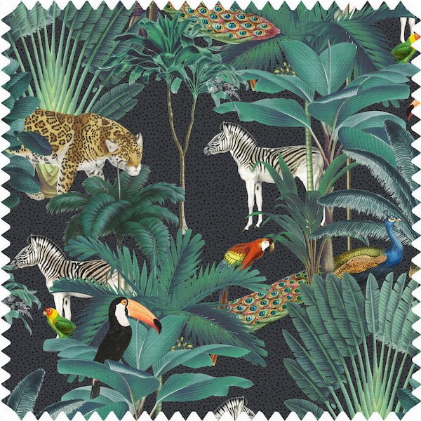 Jungle Fabric - Etsy