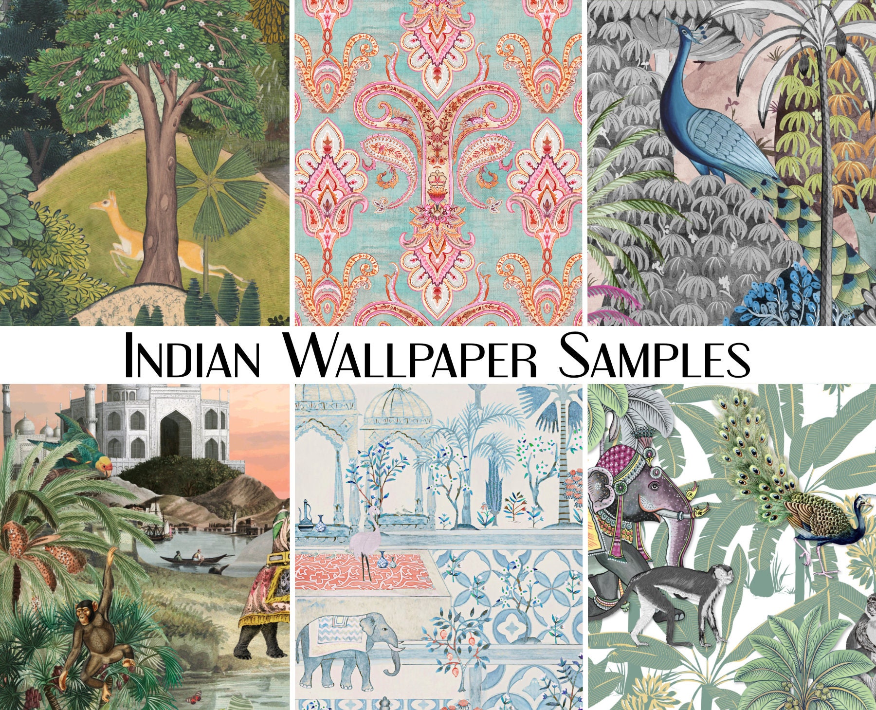 Indian Pattern Wallpaper