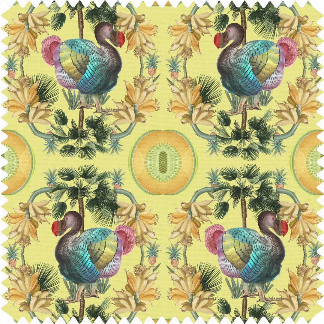 Dodo Fabric, Banana Fabric, Velvet Fabric | Material, Organic ...