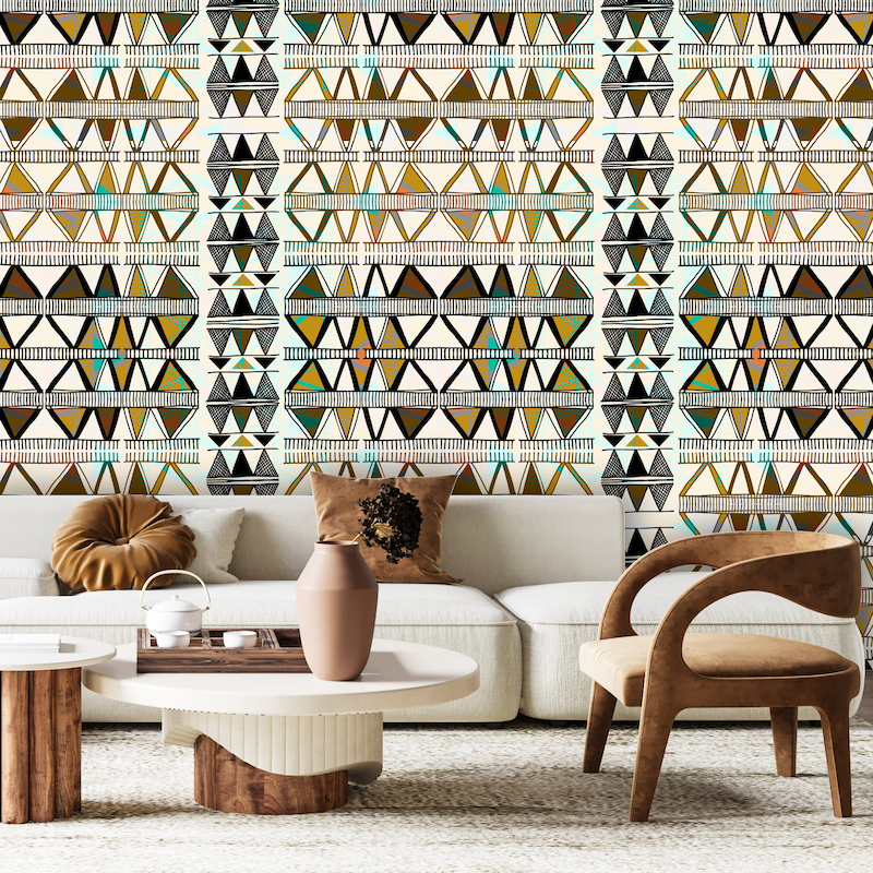 Aztec Wallpaper - Etsy