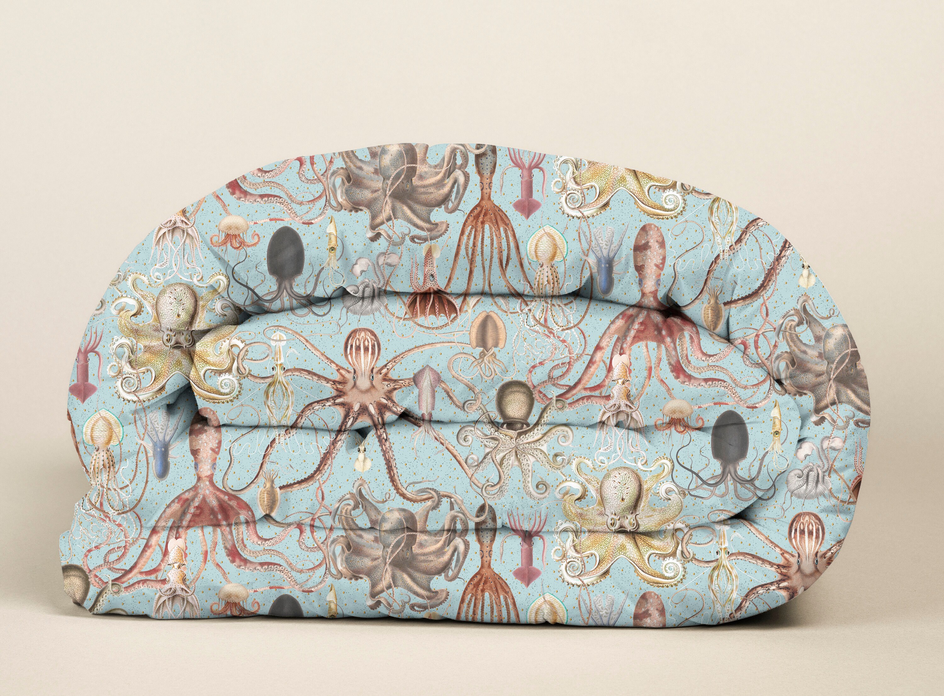 Cephalopods Fabric Octopus Fabric Velvet Fabric Material - Etsy