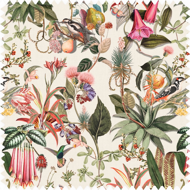 Botanical Fabric - Etsy