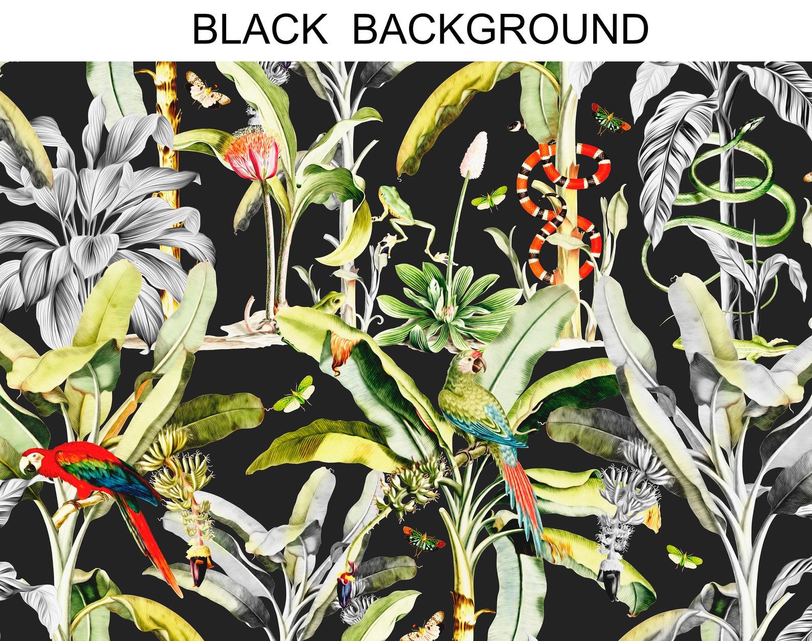 Jungle Fever Wallpaper, Peel & Stick and Traditional Wallpaper ...