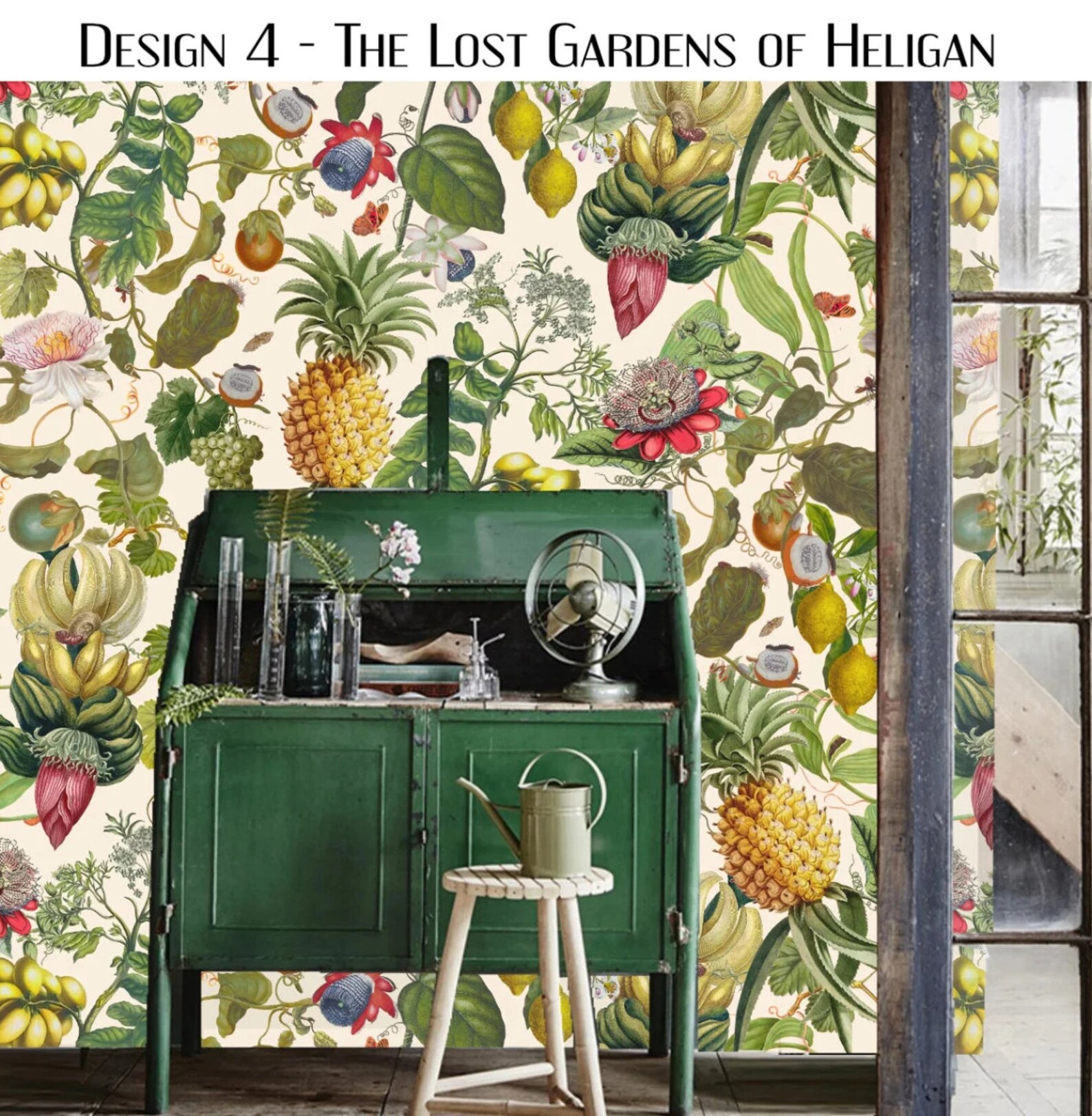 Botanical Wallpaper Samples | Removable Wallpaper Sample | Peel & Stick ...