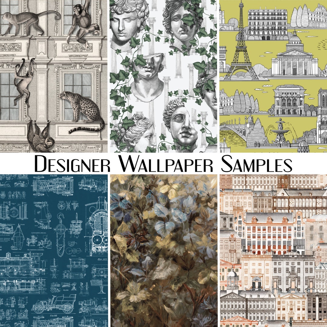 Designer Wallpaper Samples | Removable Wallpaper Sample | Peel & Stick ...