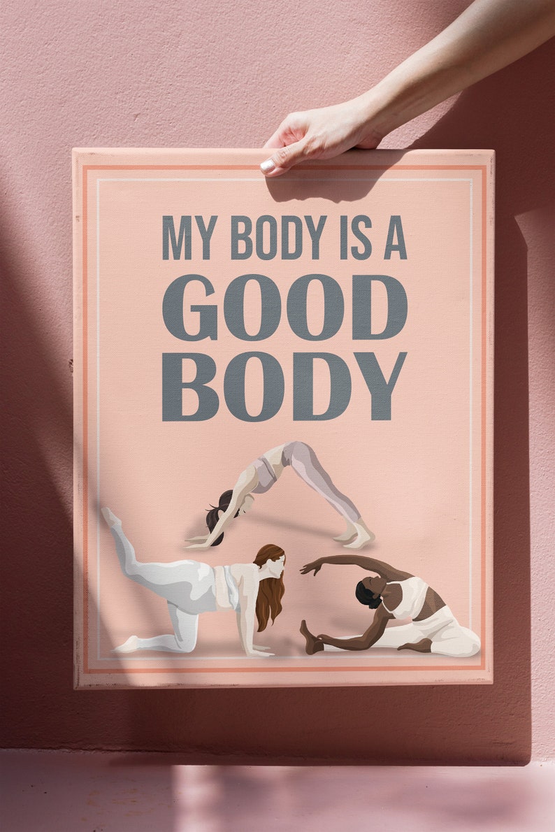 Body Positive Art Be Kind to Your Mind Preppy Dorm Decor - Etsy