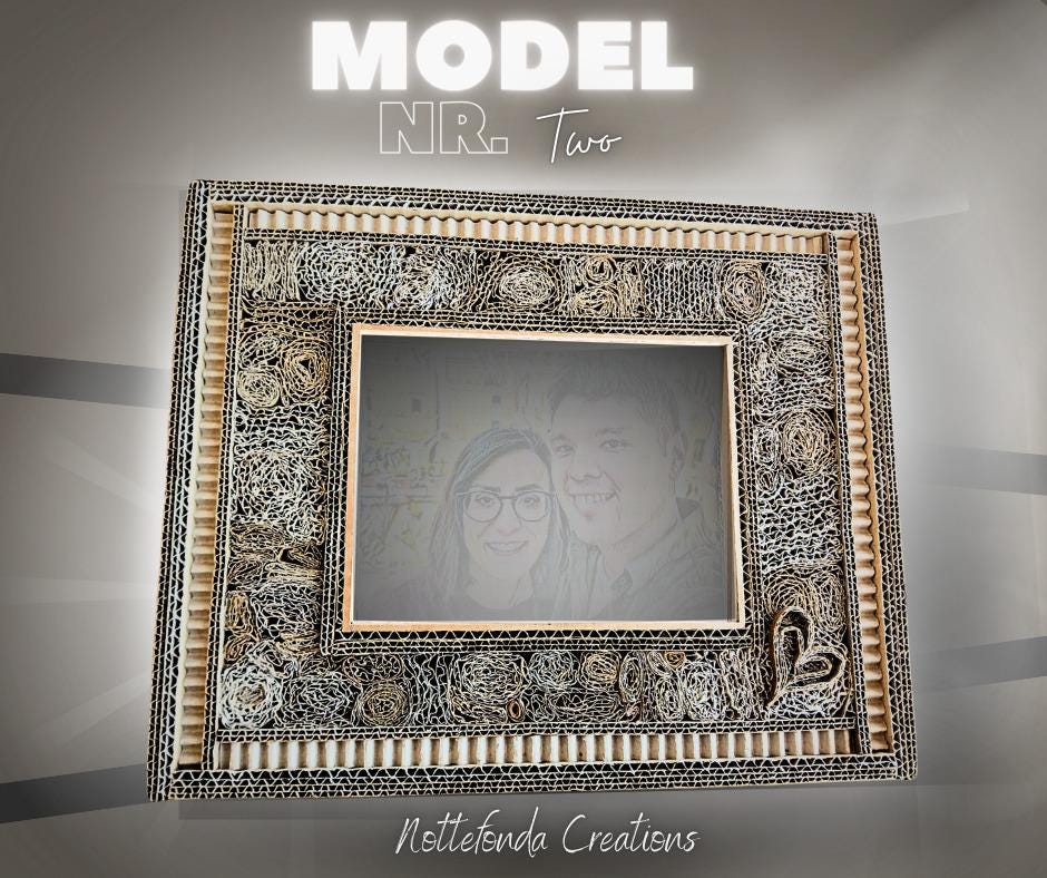 Handmade Cardboard Frames - Etsy