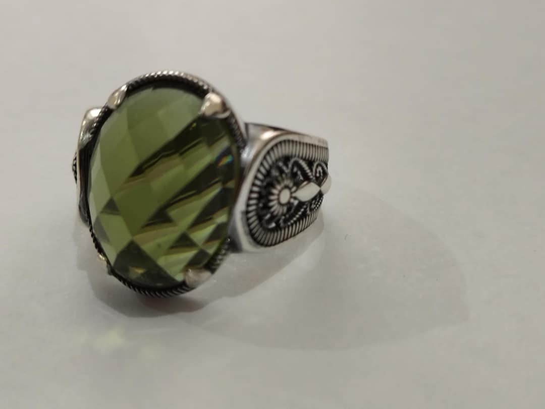 Handmade Sultanit MENS Ring,925 Sterling Silver, Color Changing,turkish ...