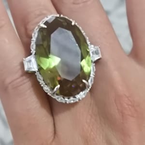 Handmade Zultanite, Very Large Ring 20x30mm,color Changing,turkish ...
