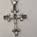 Handmade Sultanite Cross Necklace: Color Changing Turkish Diaspore, 925 ...