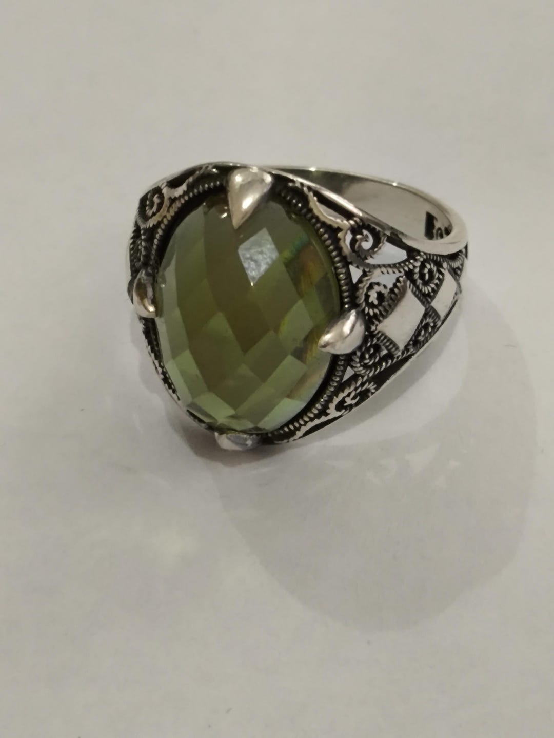 Handmade Sultanit MENS Ring,925 Sterling Silver, Color Changing,turkish ...