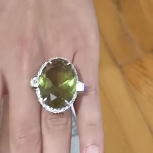 Handmade Zultanite, Very Large Ring 20x30mm,color Changing,turkish ...