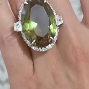 Handmade Zultanite, Very Large Ring 20x30mm,color Changing,turkish ...